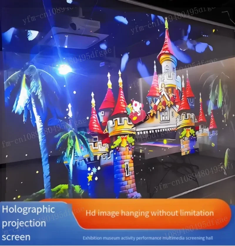 Magical-3D-Holographic-Mesh-Screen-projection-screen-Transparent-3d ...