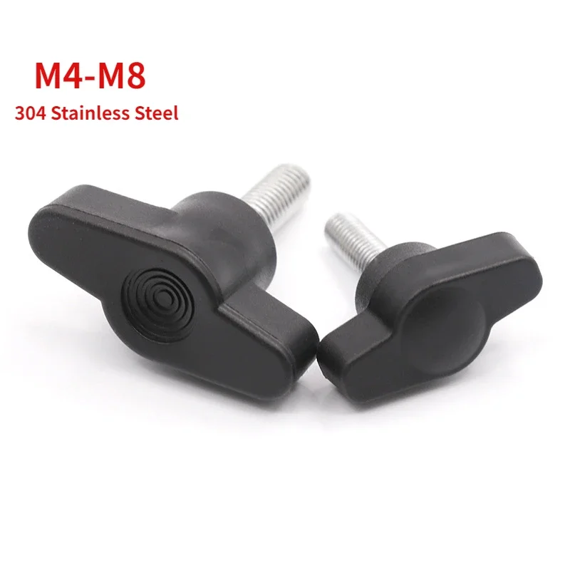 2/5PcsM4 M5 M6 M8 304 Stainless Steel Hand Tighten Handle Bolts Z ...