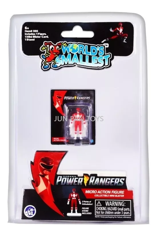 Figuras en miniatura de acción de los Power Rangers más pequeños del ...