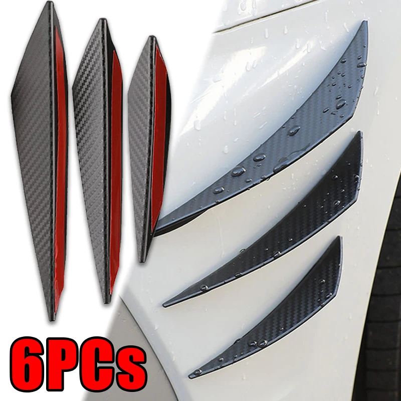 Universal-Car-Front-Bumper-Lip-Decoration-Diffuser-Shunt-Fin-Body ...