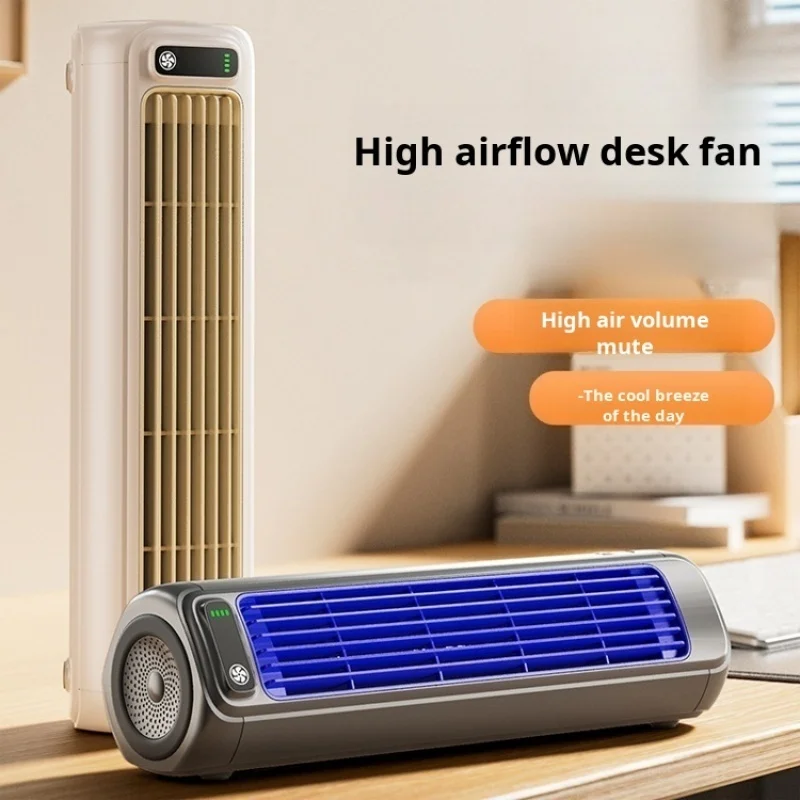 Mini-desktop-tower-fan-3-speed-wind-speed-adjustment-Bedroom-desk-mini ...