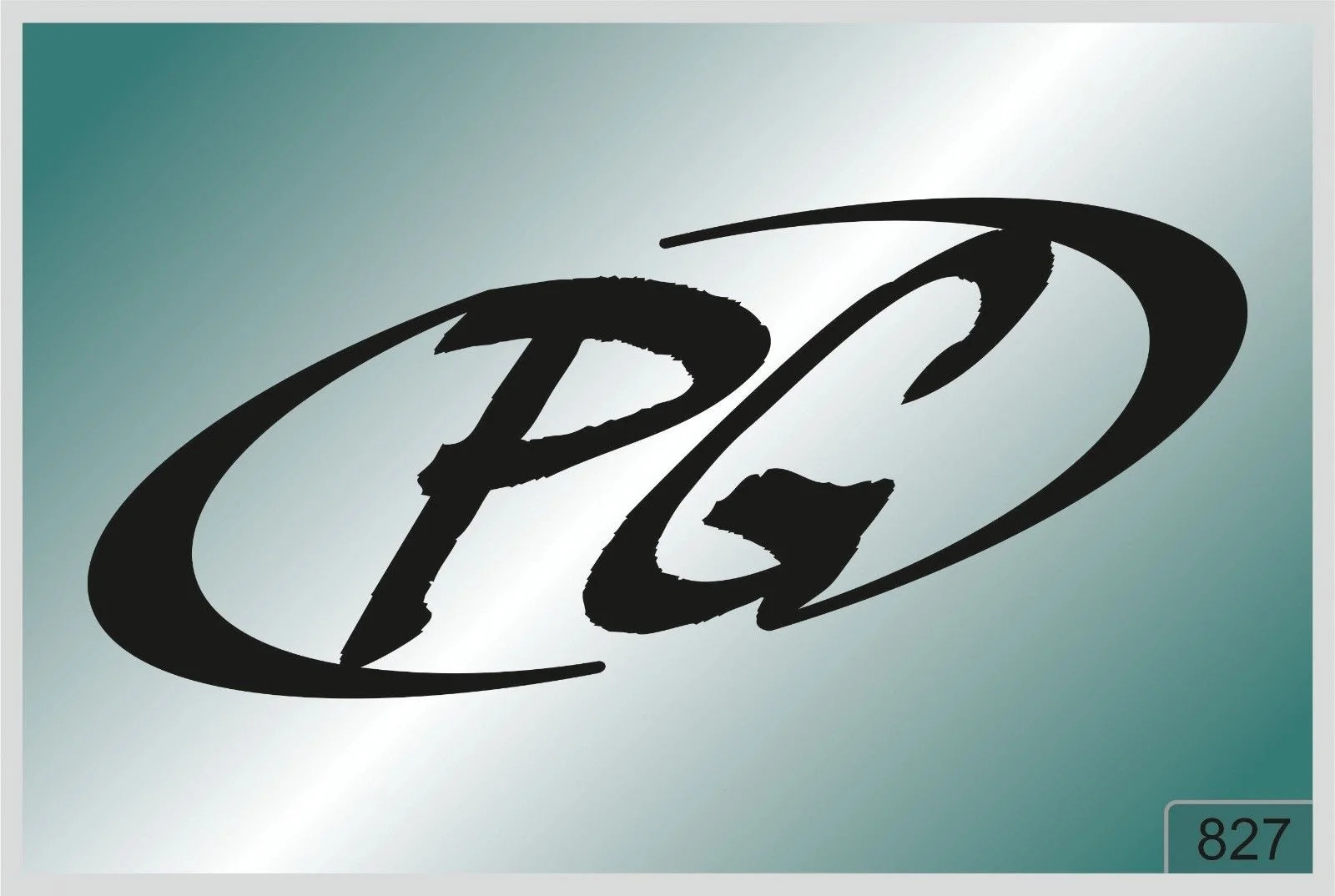 For PG -2 pcs. stickers HIGH QUALITY DECALS different colors 827