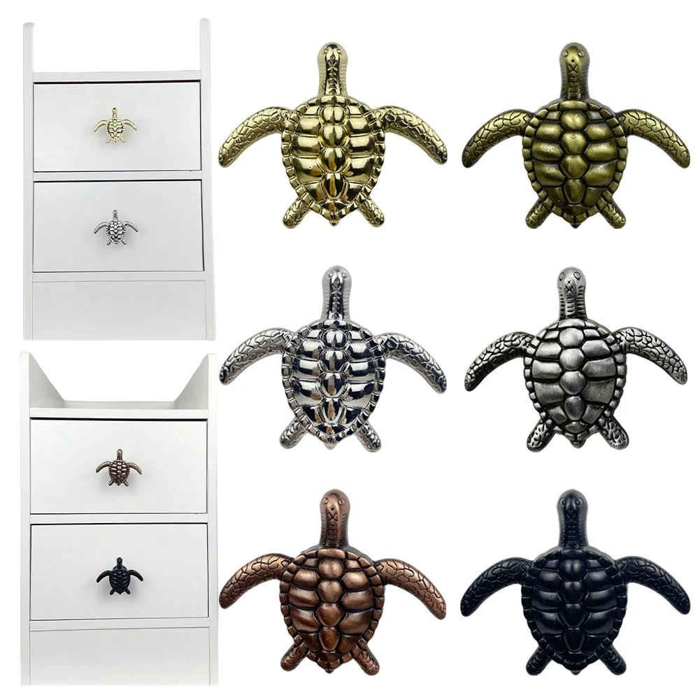 Turtle-Shape-Cabinet-Knobs-Handles-For-Cabinets-Drawers-Pulls-Knob-Gold ...