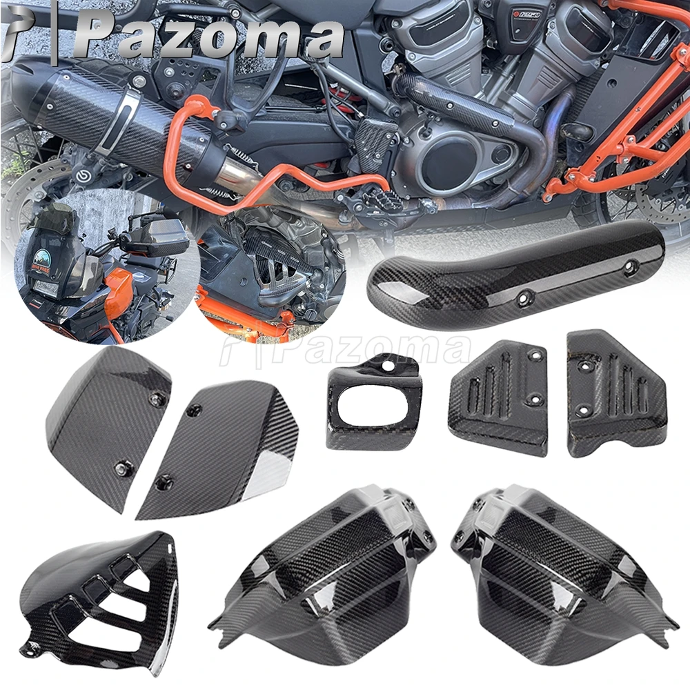 For-Harley-Pan-America-1250-Exhaust-Heat-Shield-Side-Windshield ...