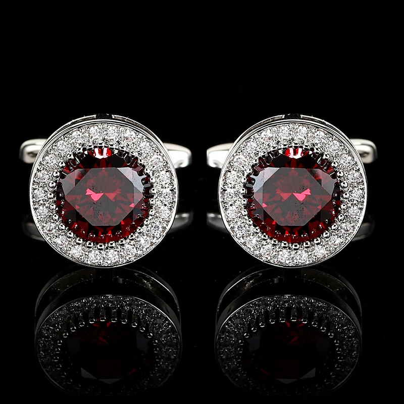 Diamond-Cufflinks-Shining-Gemstone-Luxury-Cufflinks-For-Men-Suit-Shirts ...