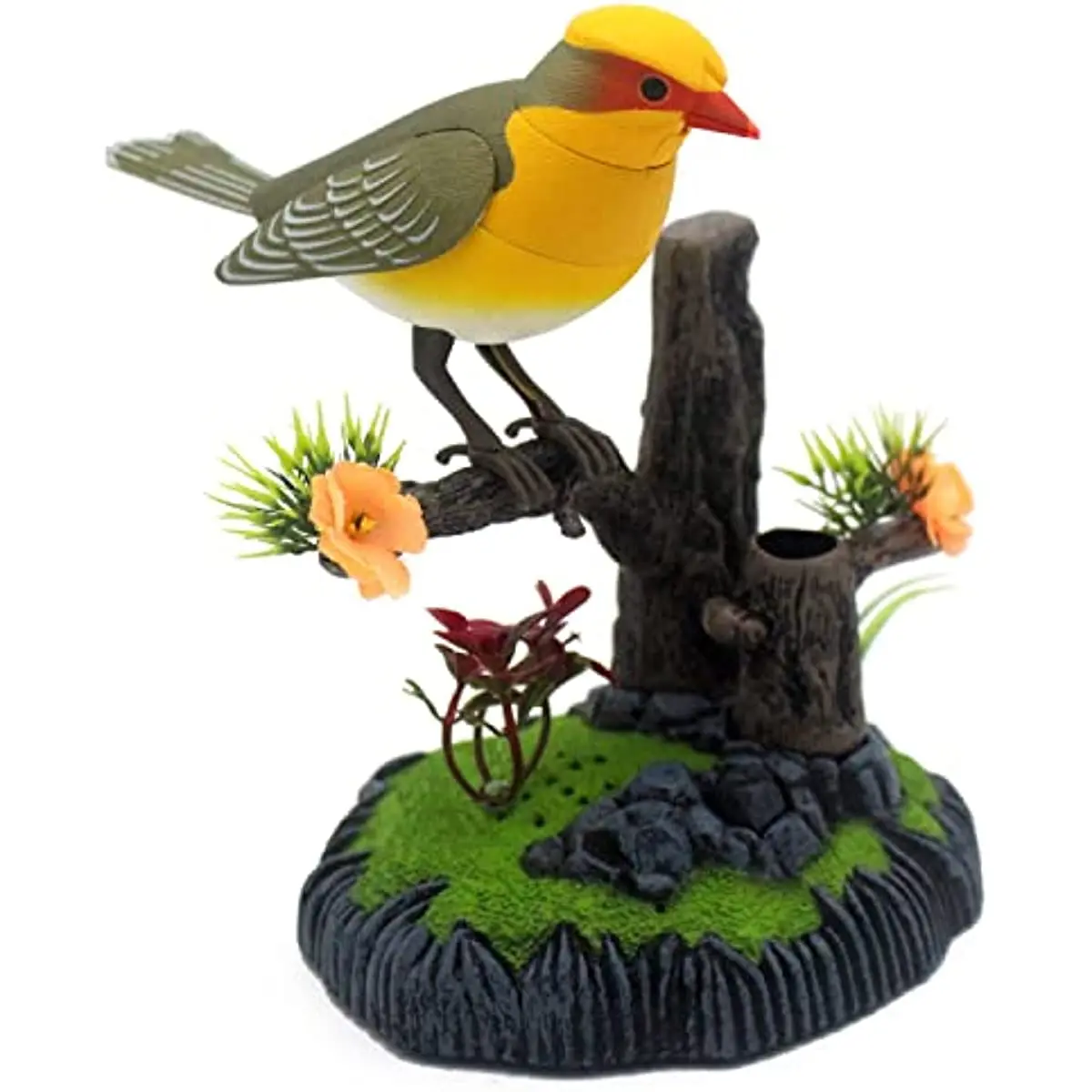 Electronic-Simulation-Bird-Sound-Control-Voice-Activated-Talking-Pets ...