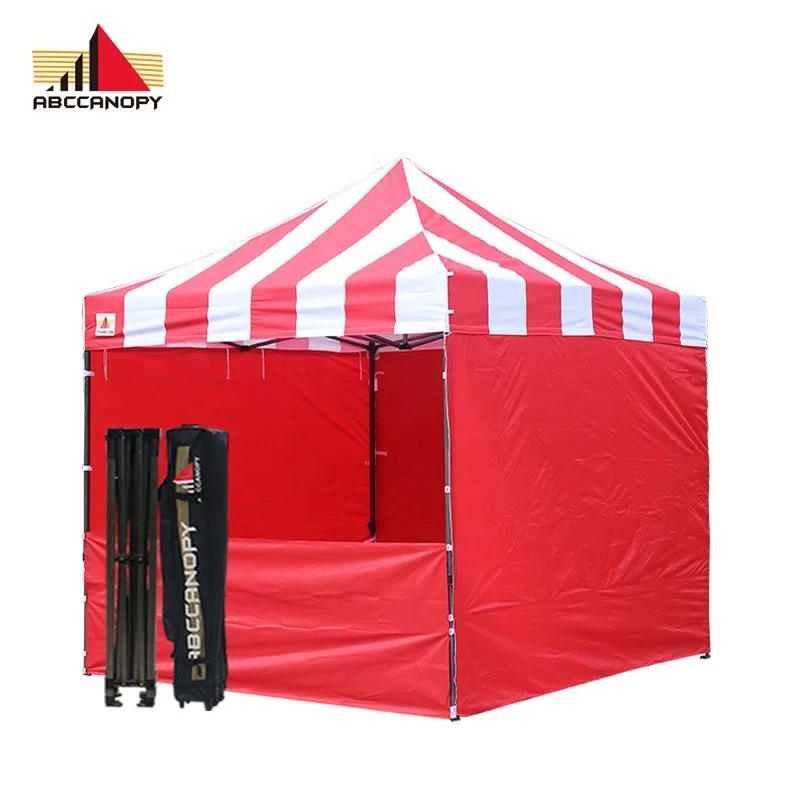 Custom-Graphics-Shelters-Sidewalls-Flags-3x3-red-folding-outdoor-tent ...