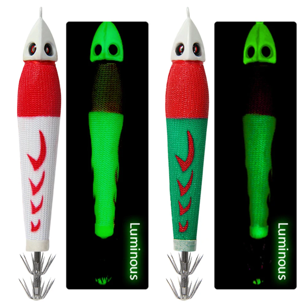 Glow-In-The-Dark-Squid-Lure-Squid-Cuttlefish-Lure-3D-Eyes-Fishing-Squid ...