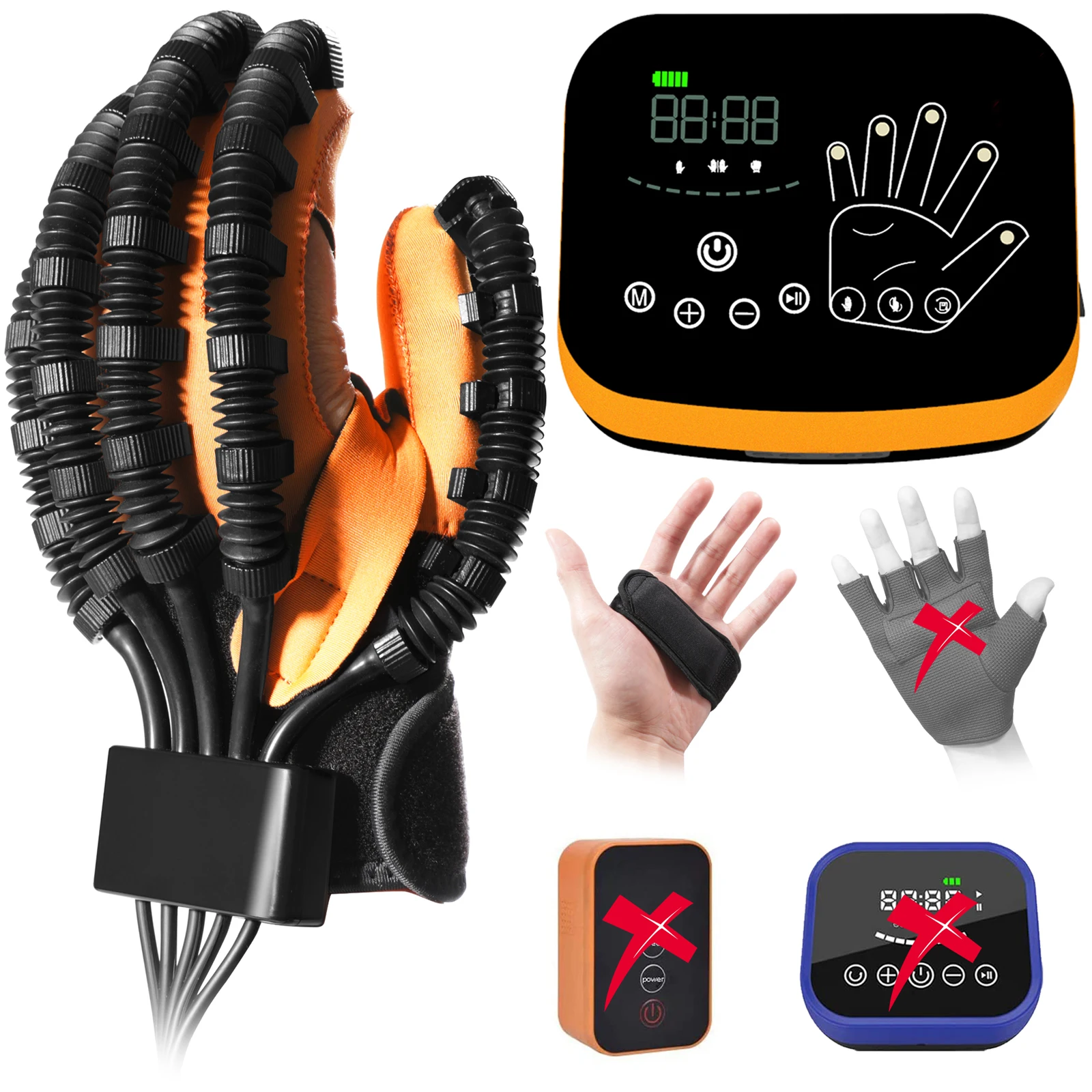 New Upgrade Rehabilitation Robot Gloves Stroke Hemiplegia Cerebral ...