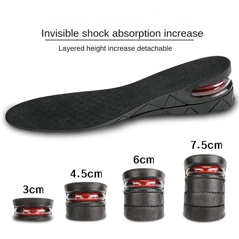 Internally Increased Multi-layer Detachable Invisible Sports Insole for ...