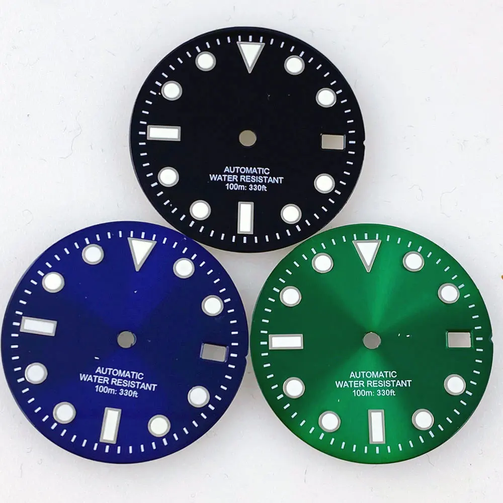 Sterile-SUB-Watch-Dial-29mm-for-NH35-NH36A-NH70-NH72-Sunburst-Green ...