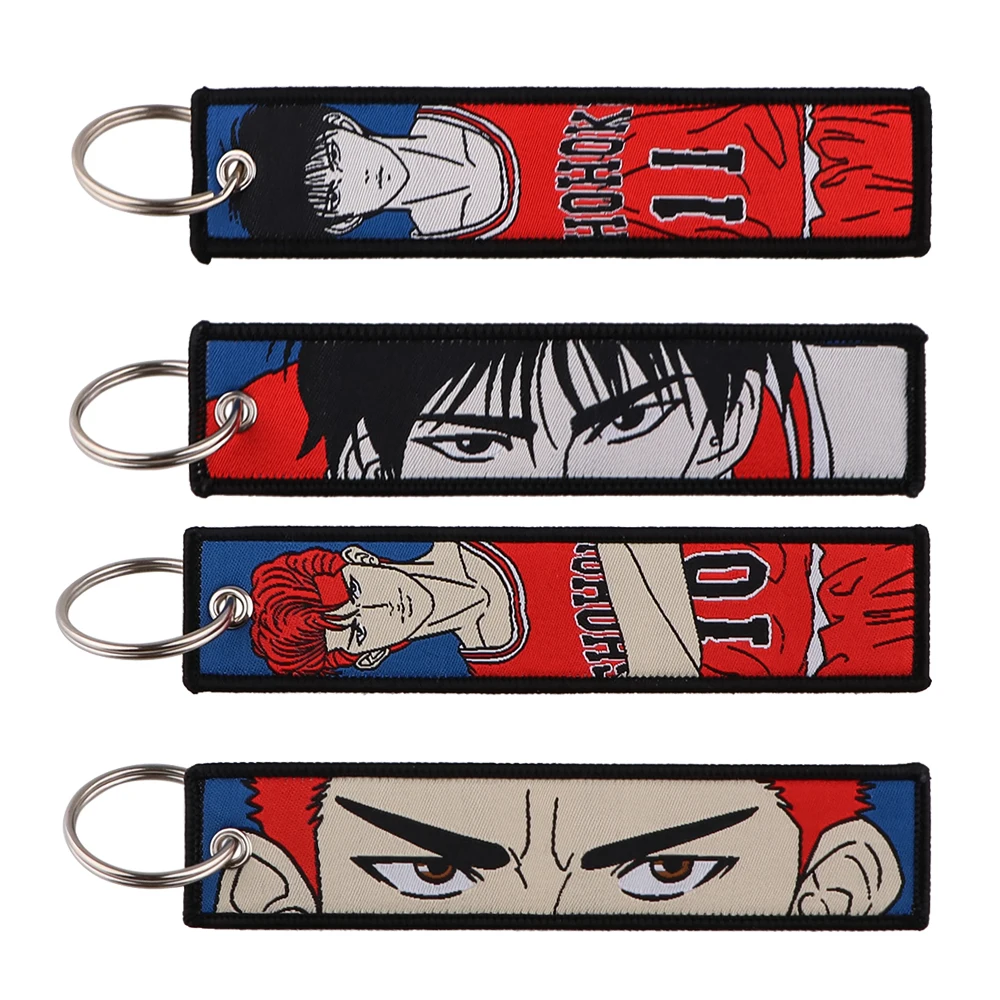 Anime-Key-Tag-Embroidery-Keychain-for-Motorcycles-Cool-Men-Women-Key ...