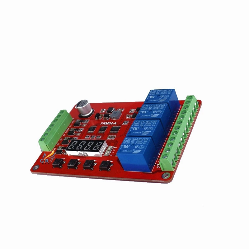 FRM04 Relay Module/Cycle Delay/self-locking/timing/time, 55% OFF