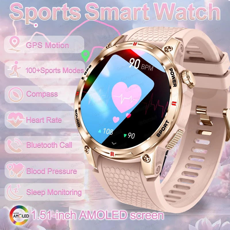New Outdoor Sports Women Health Tracker Compass GPS positioning Smart ...