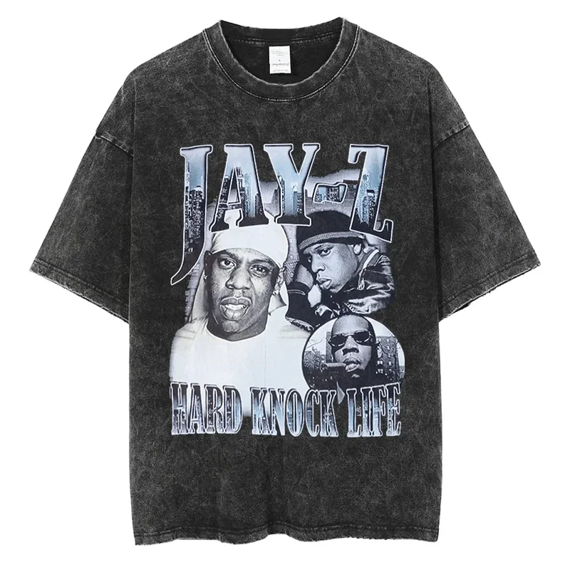 Rapper-Jay-Z-T-shirt-High-Street-Fashion-90-s-Hip-Hop-Men-Women ...