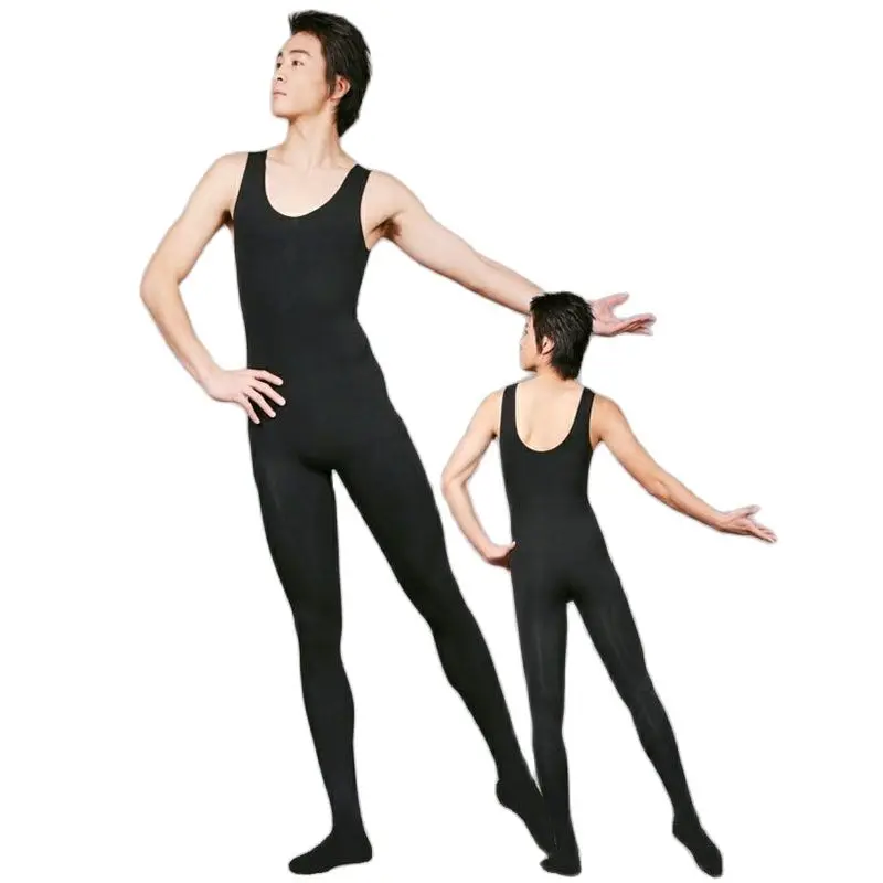 Colete-preto-de-collant-ballet-dance-masculino-leggings-de-meia ...