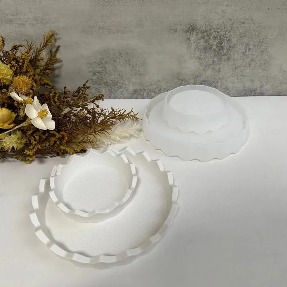 Round-Tray-Cement-Silicone-Mold-DIY-Jewelry-Display-Panel-Mould ...