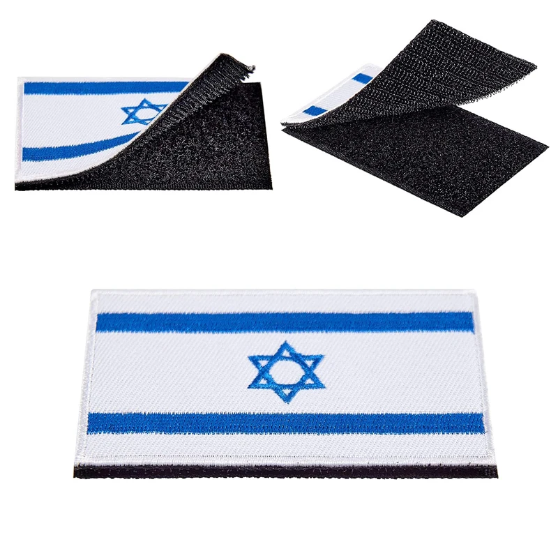 Jewish-Israel-Star-Flag-Reflective-Patch-Army-Tactical-Emblem-Combat ...