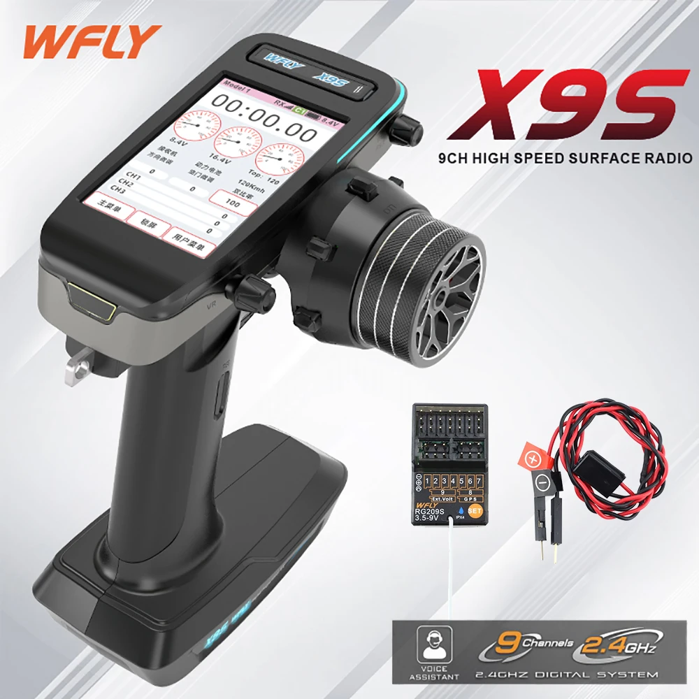 WFLY-X9S-9CH-High-Speed-Surface-Radio-2-4GHz-Remote-Controllor-Color ...