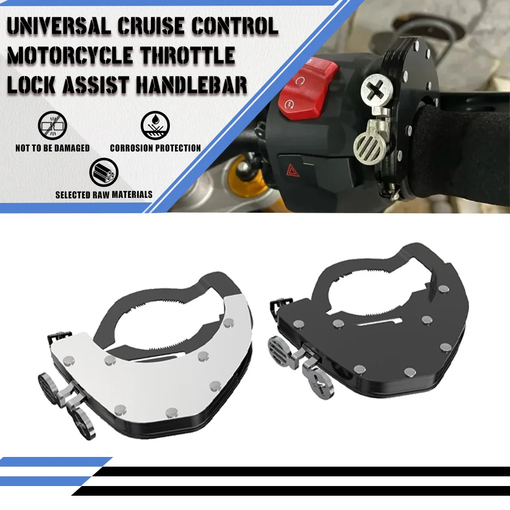Universal-Cruise-Control-Motorcycle-Throttle-Lock-Assist-Handlebar-For ...