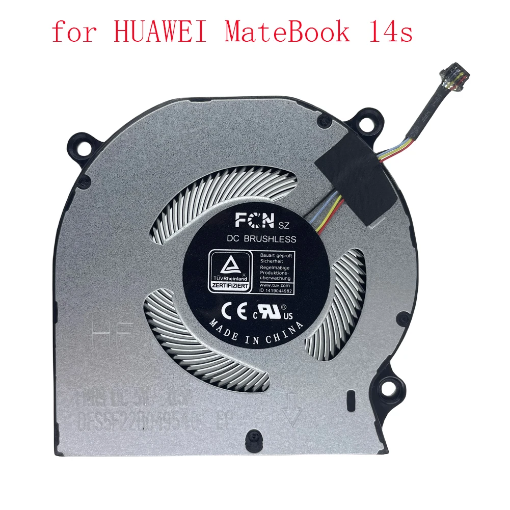 Replacement Laptop Cooler fan for HUAWEI MateBook 14s HKD-W56 HKD-W76 ...