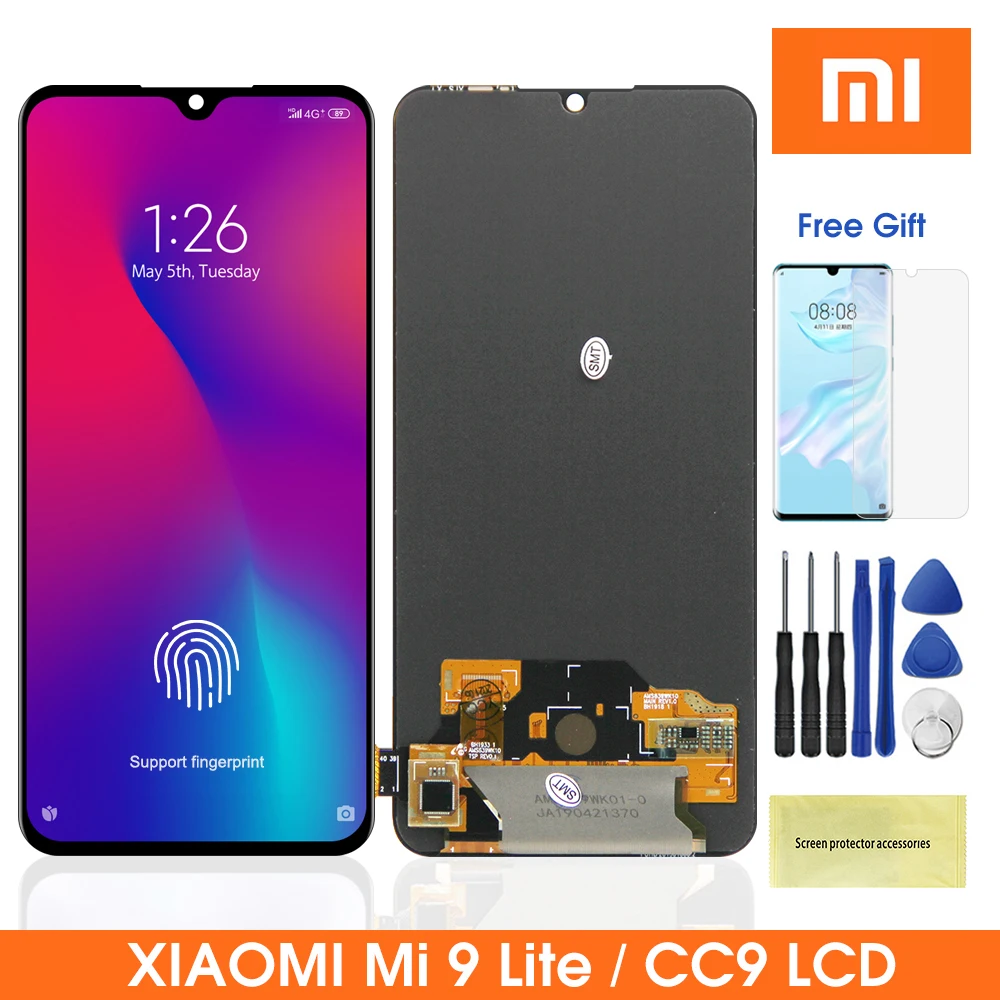 Pantalla LCD Mi CC9 de 6,39 pulgadas, piezas de montaje de ...