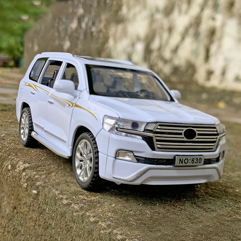 1:32 Diecast LAND CRUISER Prado Alloy Car Model Metal Off-Road Vehicles ...