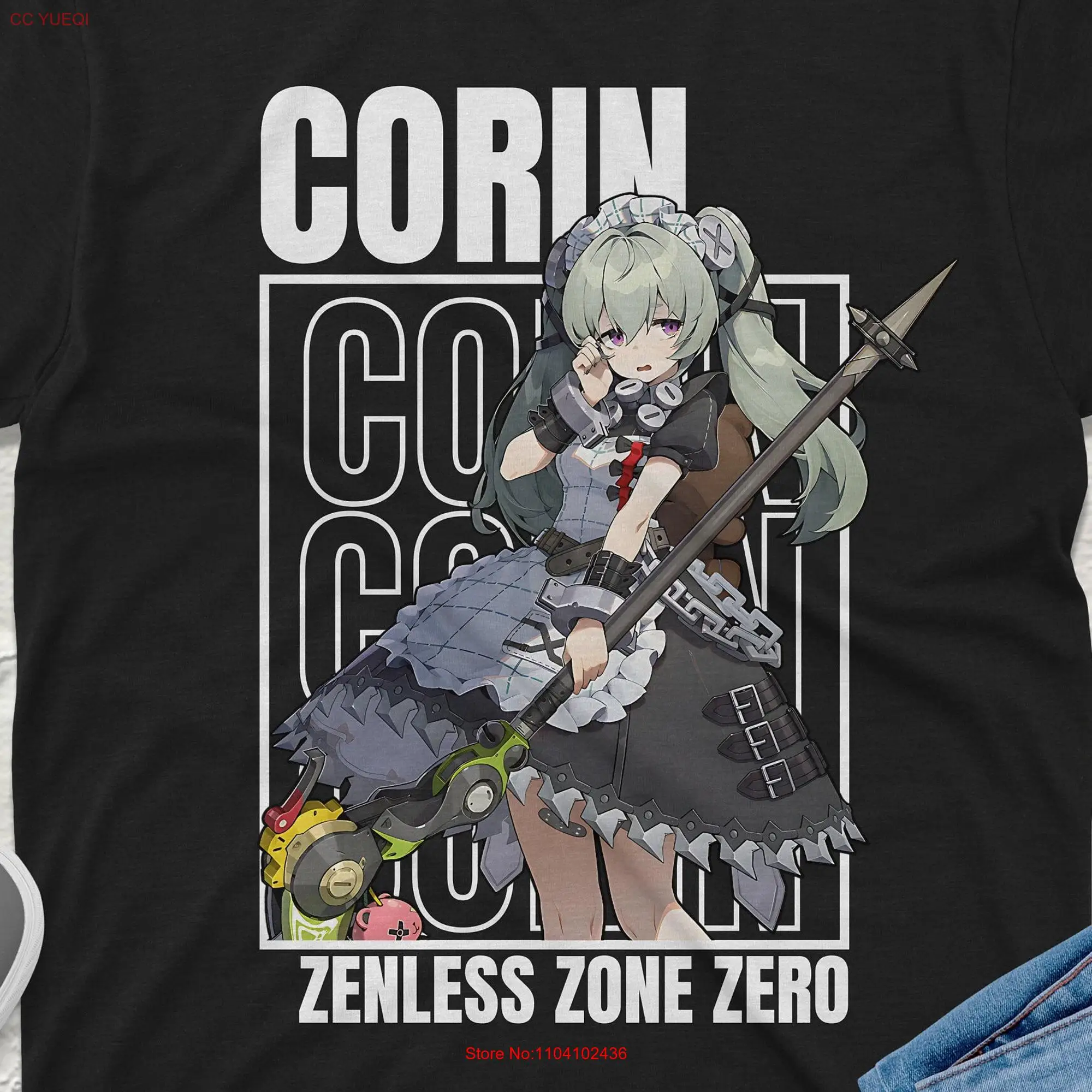 Corin-Zenless-Zone-Zero-T-Shirt-Streetwear-Anime-Merchandise-Trendy-ZZZ ...