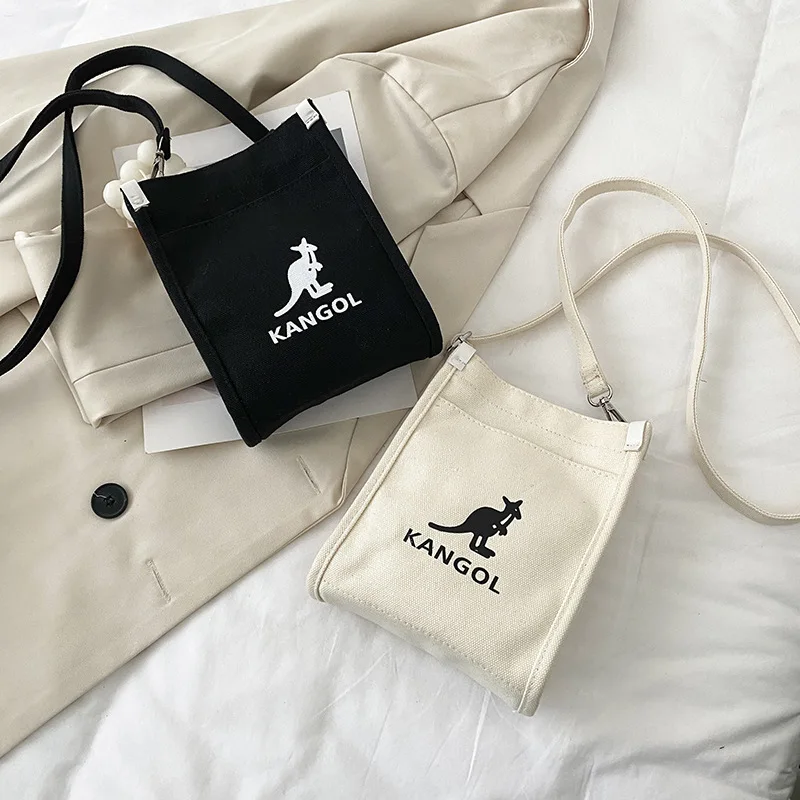 Kangol 여성용 미니 백팩 캥거루 크로스바디 핸드폰 가방 소형 스퀘어 백 디자이너 가방 미니 백 뉴 패션
