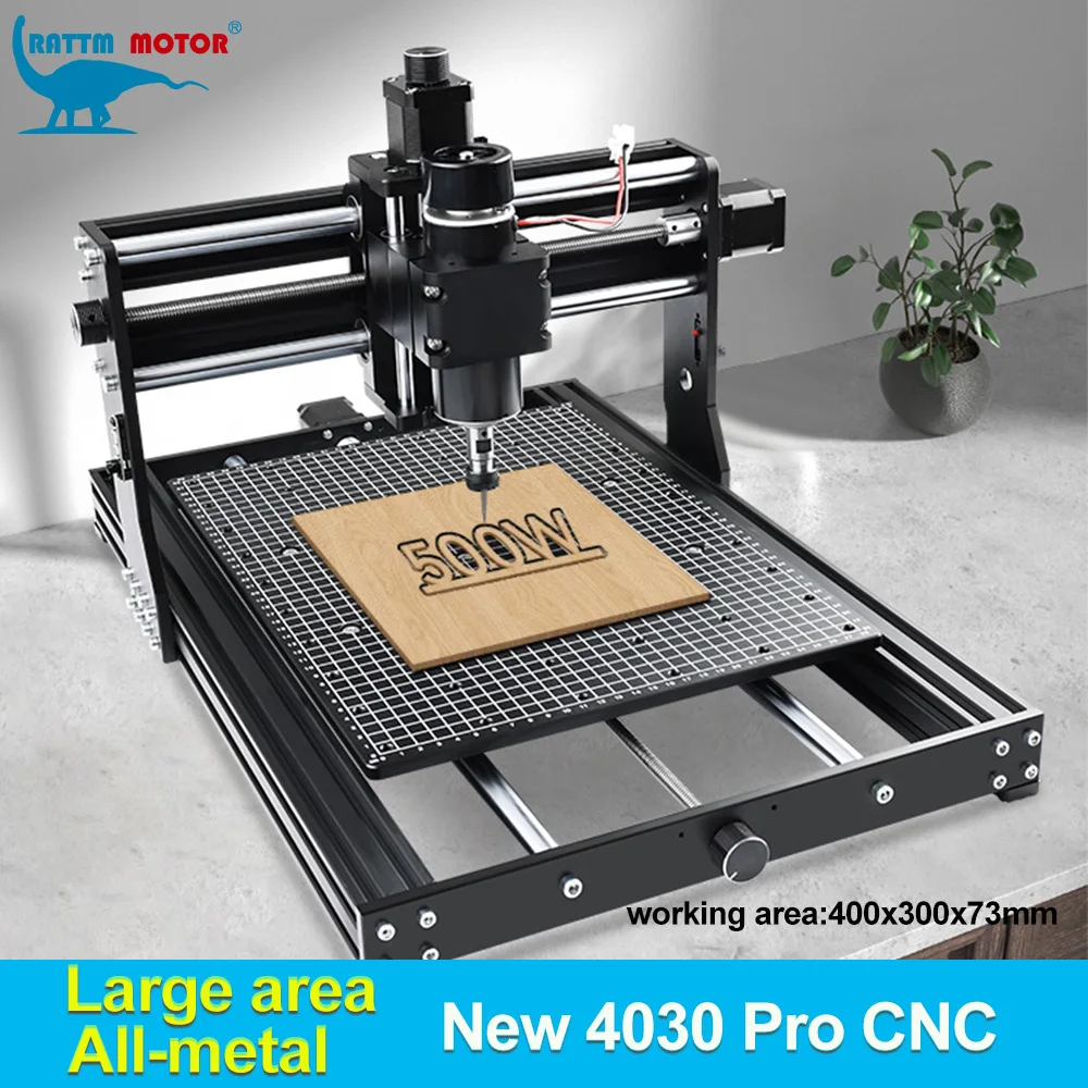 RATTM-4030-Pro-CNC-Wood-Router-Milling-Cutting-Laser-Engraving-Machine-Working-Area-400-300mm ...