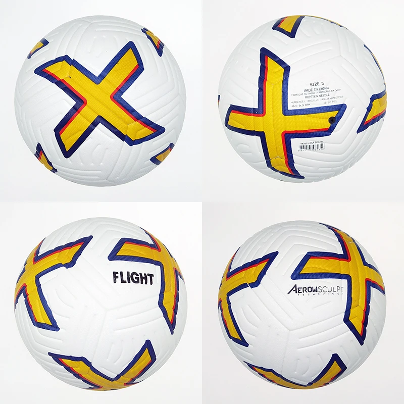 N22-2 (logo personnalisé) - Ballon de Football sans couture en PU, LOGO ...