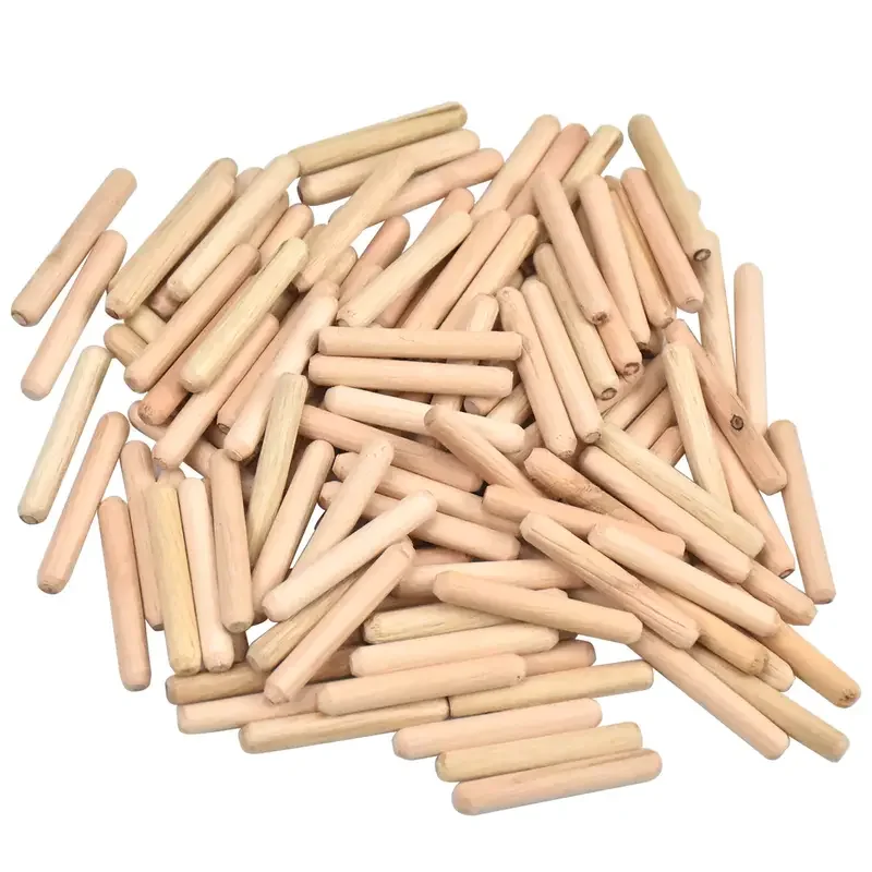 Dowels Wooden,6*40mm Round Wooden Dowel Drawer Wardrobe Cabinet Connect ...