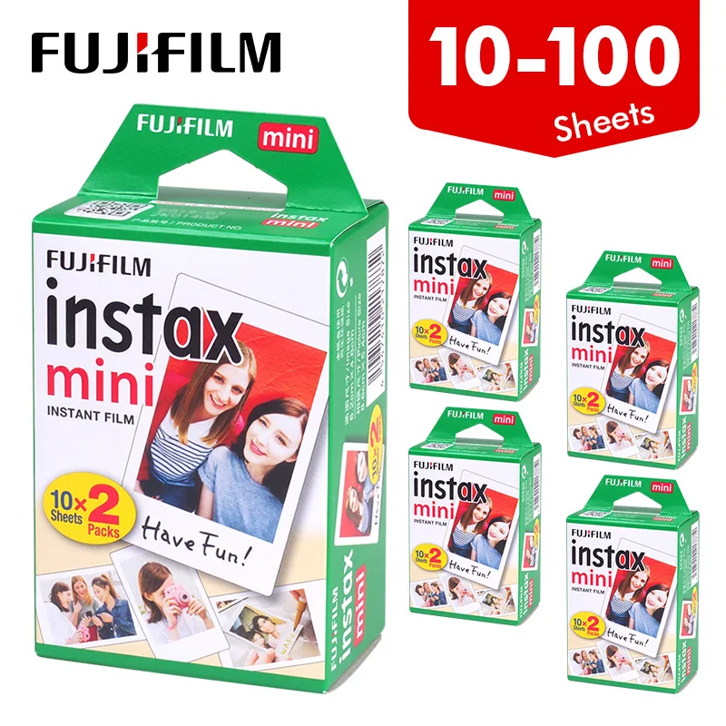 Fujifilm Instax Mini 11 Film White Edge 20 40 60 80 100 Sheets Photo ...