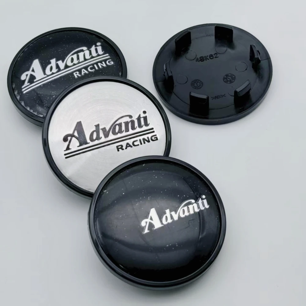 4pcs 62mm Advanti Racing Logo Emblem Car Wheel Center Caps Rim Centre ...