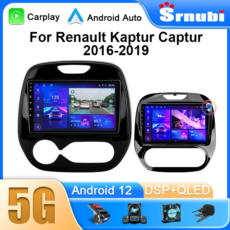 2-Din-Android-12-for-Renault-Kaptur-Captur-2016-2019-Car-Radio ...
