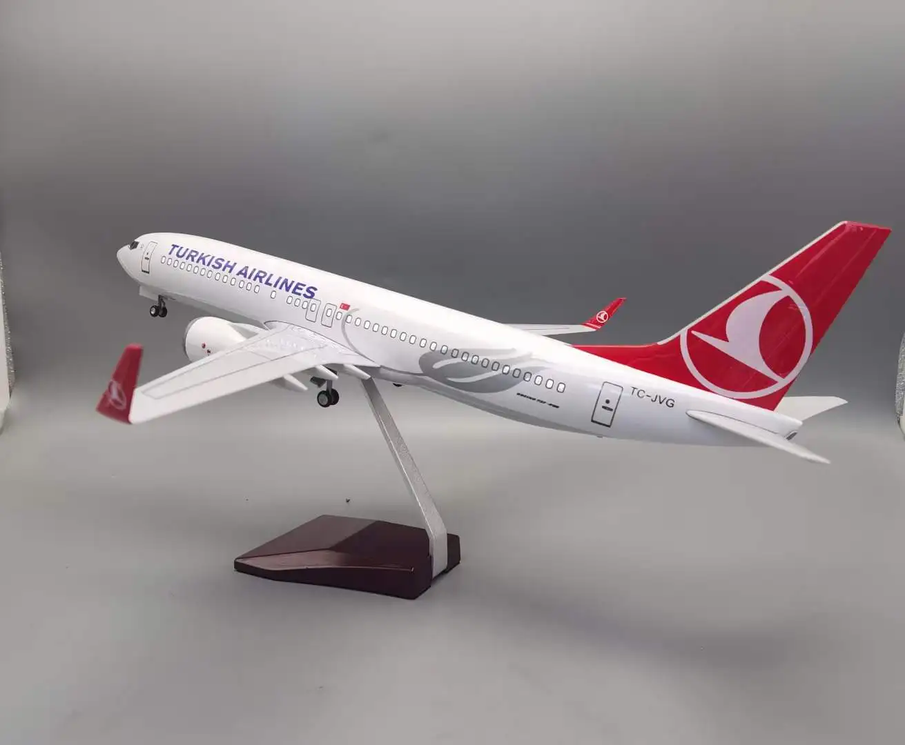 1:85 Scale B737 Turkish Airlines Resin Plane Model Toy Airplane Model W ...