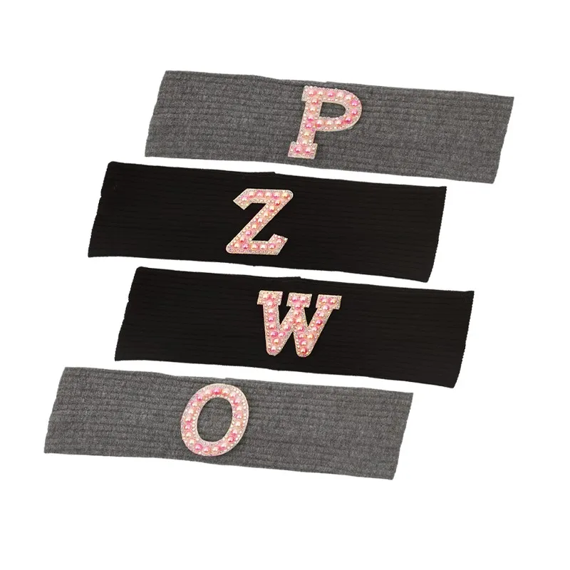 Baby-Boy-Girl-Personalized-Pink-Pearl-Letters-Headband-Hair-Accessories ...