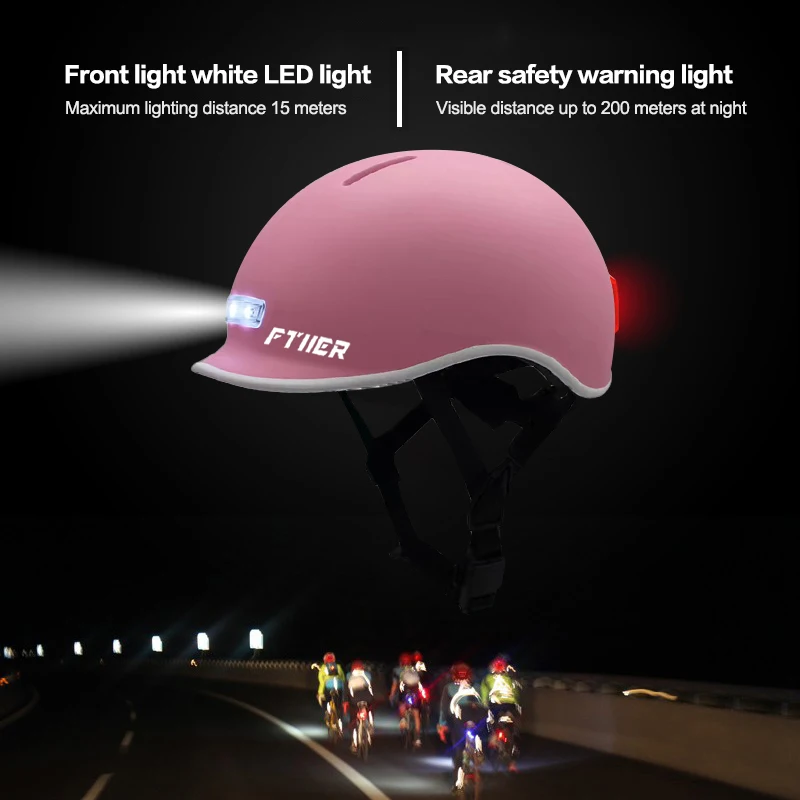 Casco-de-ciclismo-inteligente-con-luz-trasera-para-hombre-y-mujer ...
