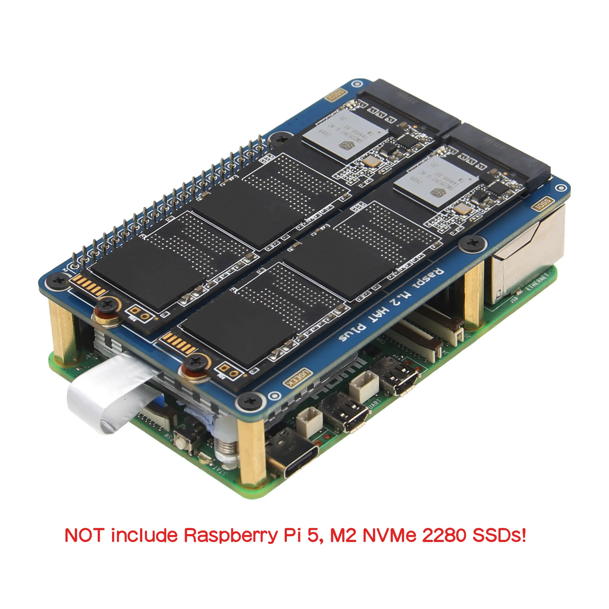 Geekworm-PCIe-to-Dual-2280-NVMe-SSD-shield-Q200-for-Raspberry-Pi-5-NOT ...