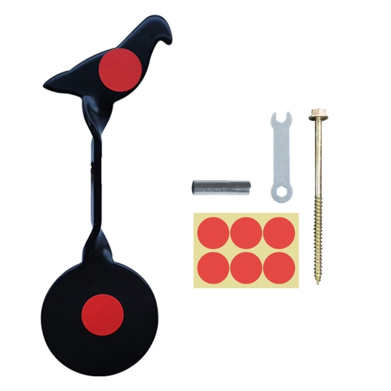 Stainless-Steel-Bird-shaped-Target-Bullseye-Shooting-Target-Plates ...