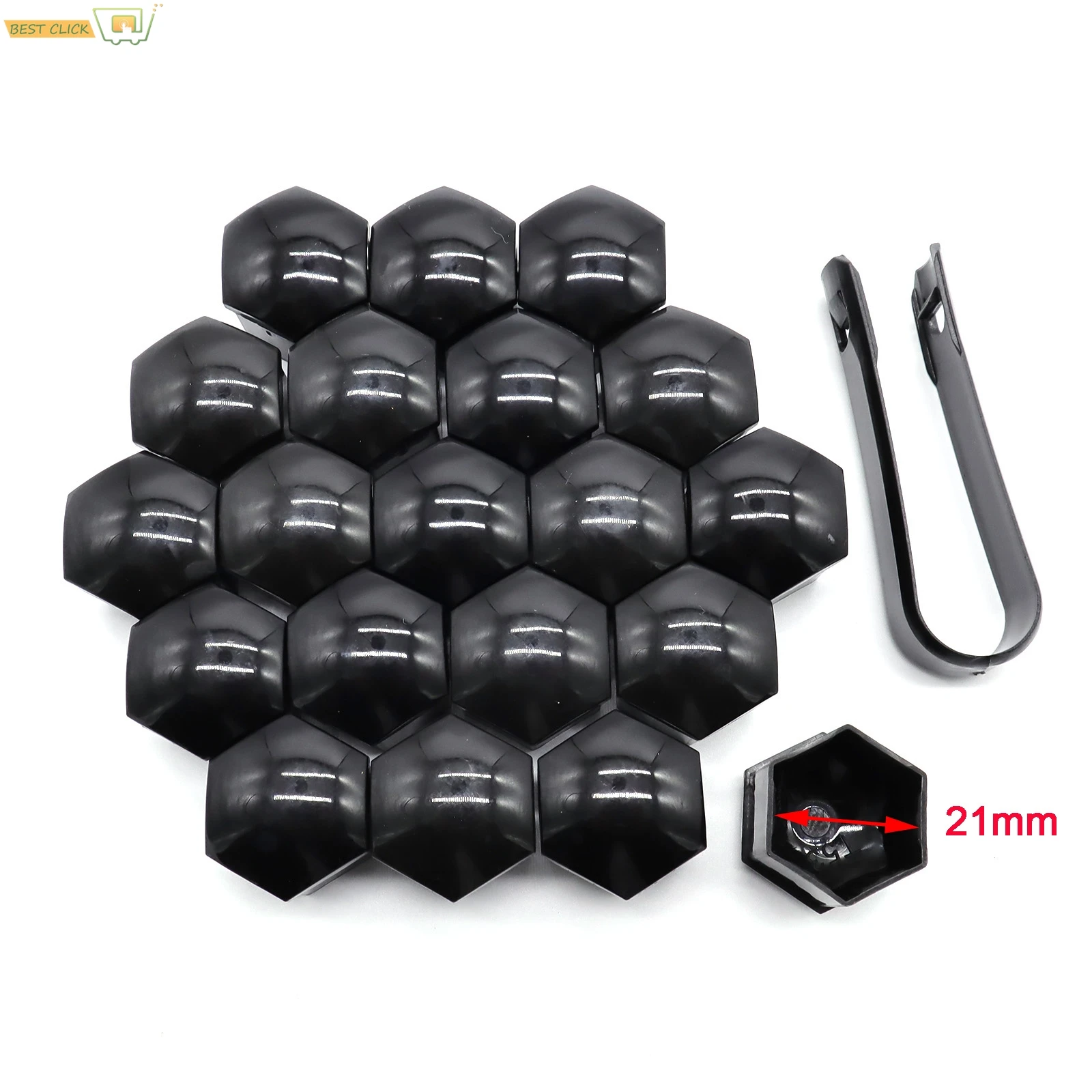 20x-21mm-Vehicle-Wheel-Nut-Bolts-Head-Cover-Caps-Protective-Bolt-Cap ...