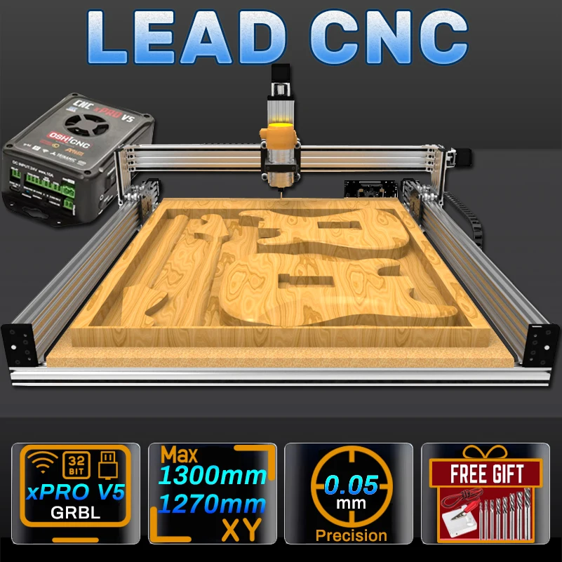 Openbuilds Lead CNC Router Machine Full Kit xPRO V5 GRBL 4-Axis DIY CNC ...