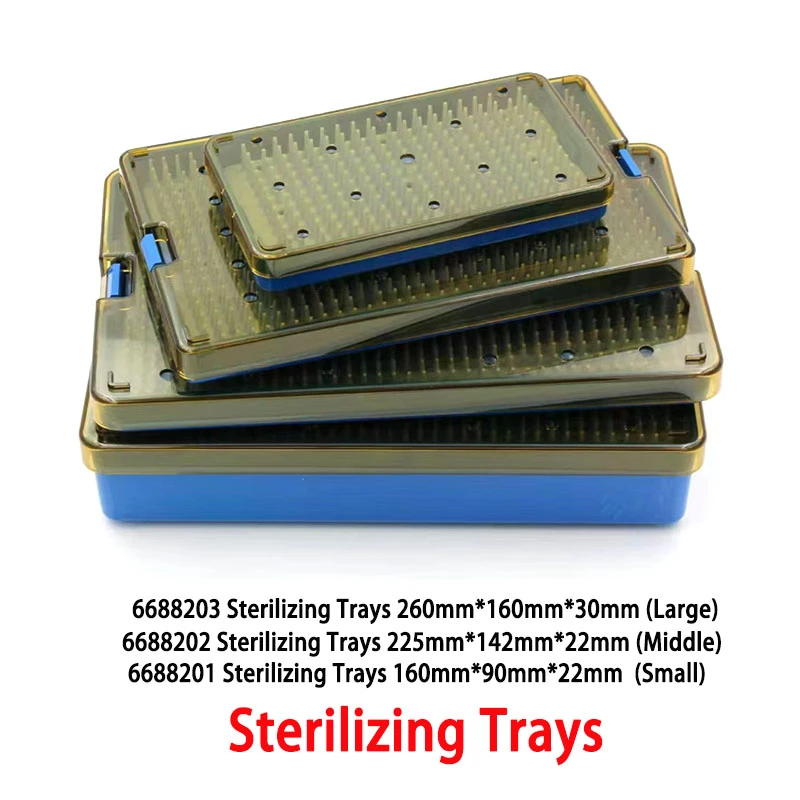 Sterilization Tray Case Box Silicone Sterilization Tray Ophthalmic Dental Surgical Instruments ...