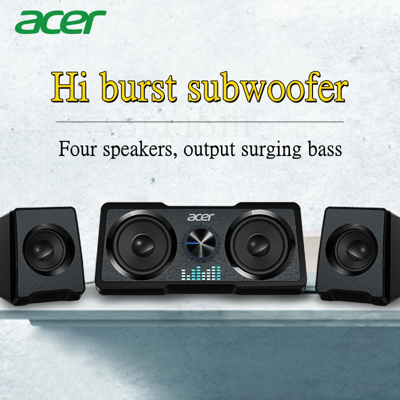 USB-high-volume-subwoofer-wired-multimedia-dual-speaker-bass-speaker ...