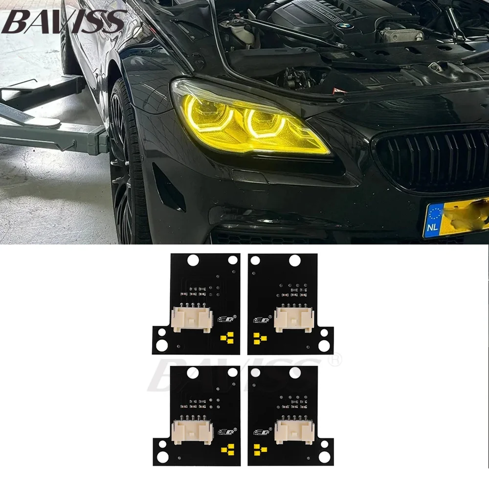 17-19 BMW F12 F13 F06 그란 쿠페 LCI 640d 640i 650i M6 주간 주행등 CSL 레드 옐로우 앰버용 ...