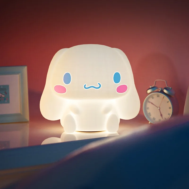 Sanrio-Cinnamoroll-Kawaii-Night-Light-Dormitory-Bedroom-Bed-Silicone-Sleep-Pat-Light-Eye ...