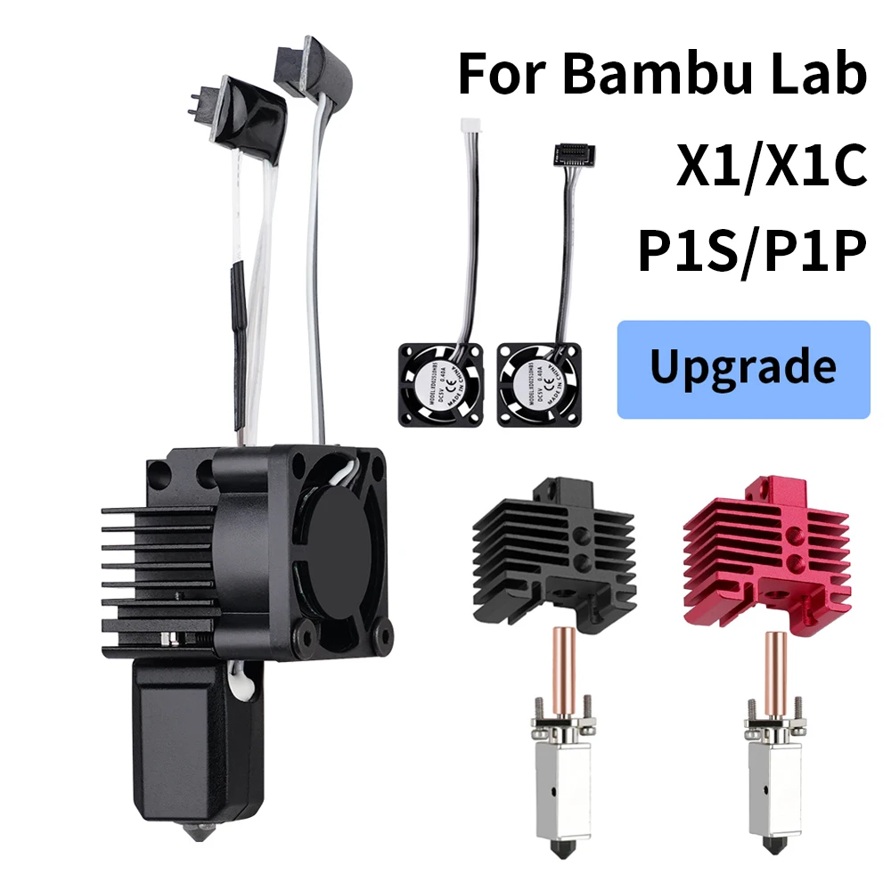 Upgrade Hotend For Bambu Lab X1C P1S X1 P1P Hot end Print Head 3D ...