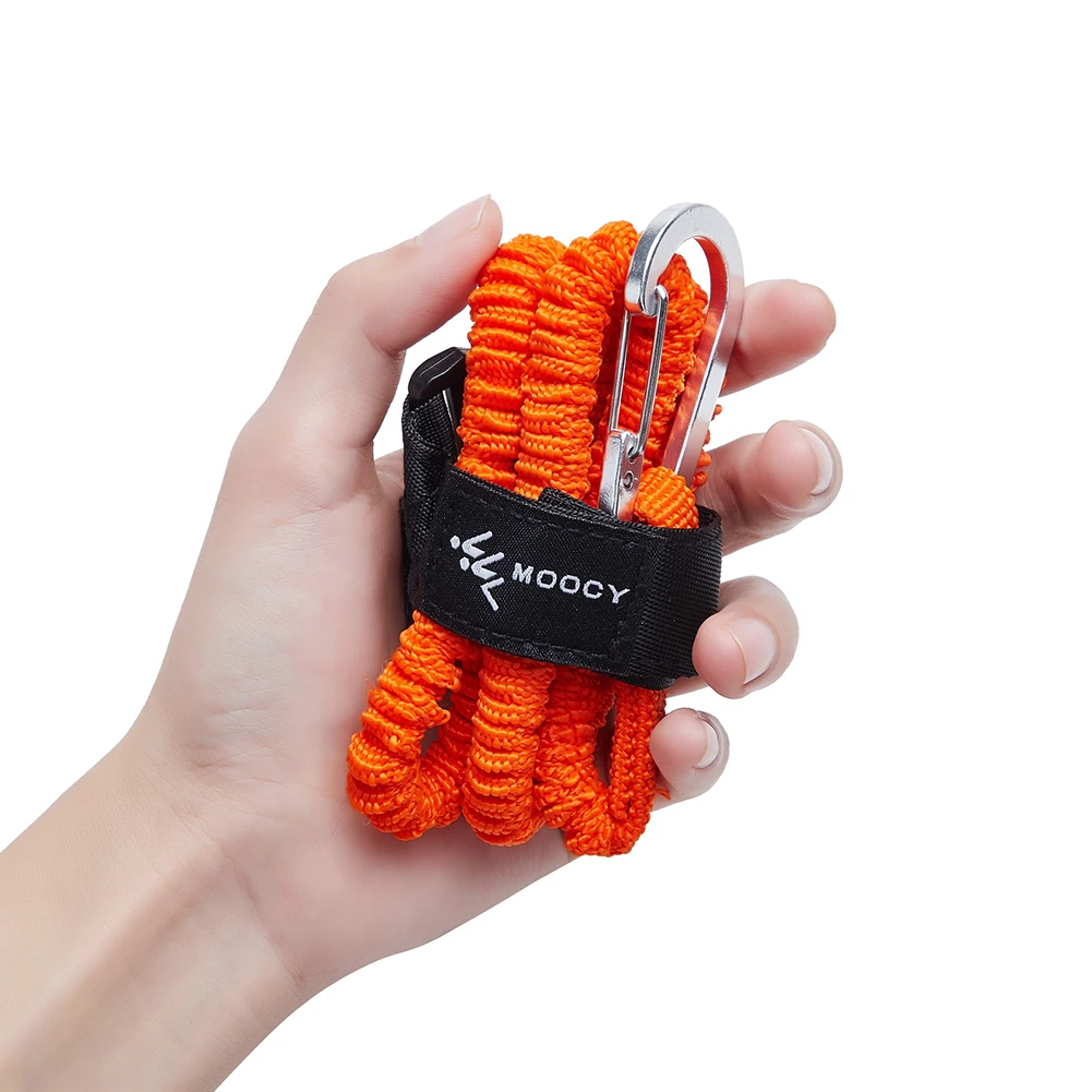 Elastic-Kayak-Paddle-Leash-with-Strong-Buckle-Safety-Hook-Coiled ...