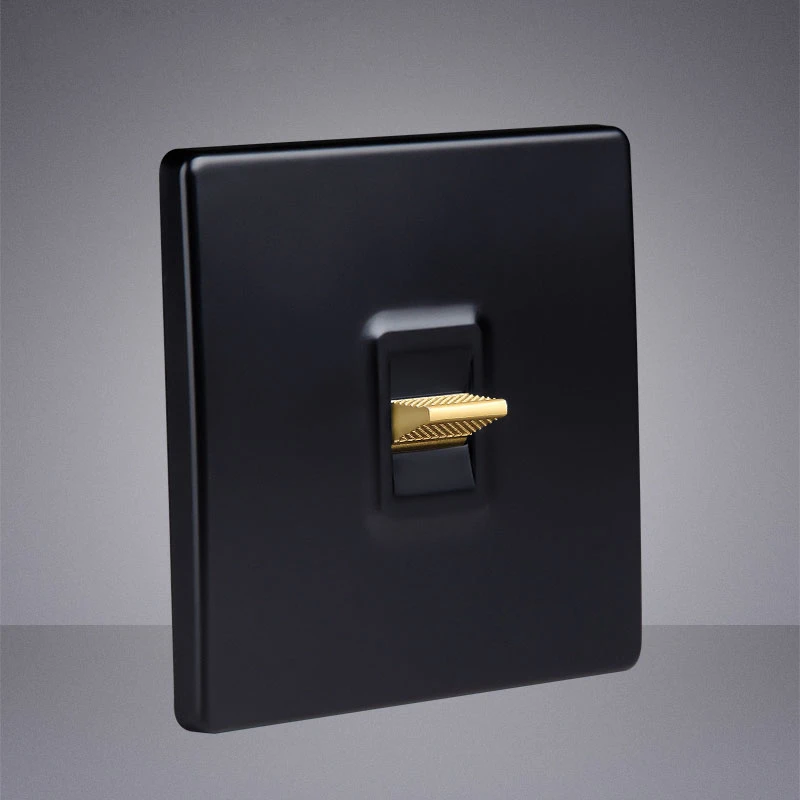 Retro Toggle Switch Brass Lever Light Switch 1 2 3 4 Gang 2 Way Wall ...