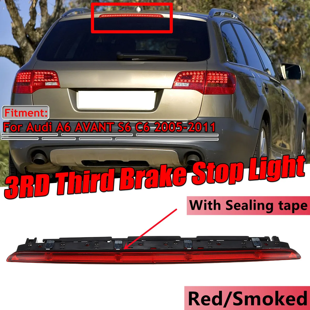 4F9945097-For-Audi-A6-4F-AVANT-RS6-S6-C6-2005-2006-2011-Car-Rear-Tail ...